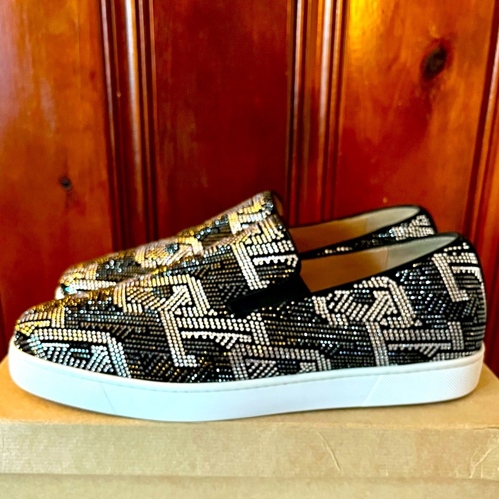 Christian Louboutin Rollerboat Monogram Strass Eu 45 … - Gem